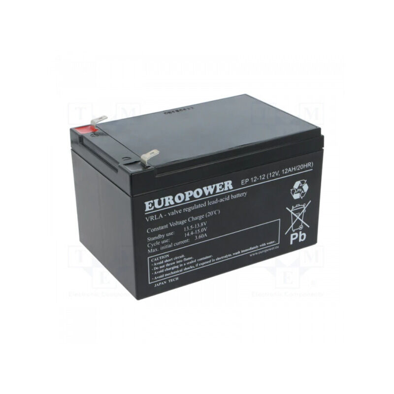 UPS Battery Europower ES12-12 12V 12Ah - Konovo.rs