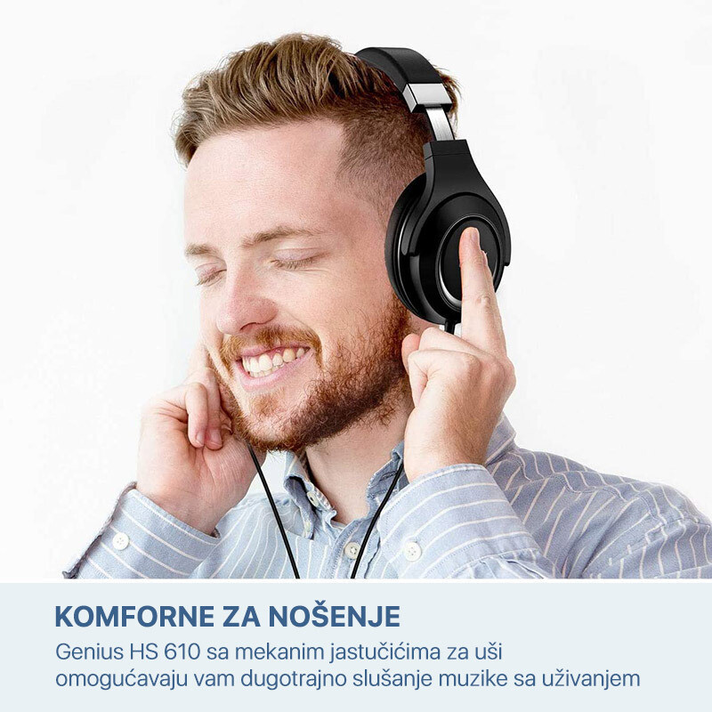 Slusalice Gaming Genius HS 610 crne - Konovo.rs