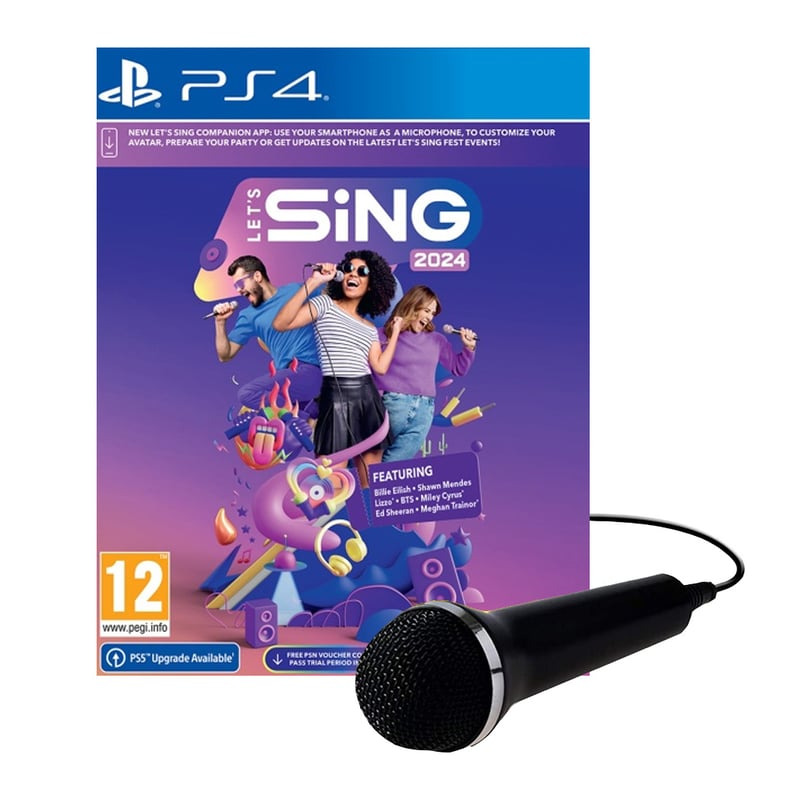 PS4 Let's Sing 2024 - Single Mic Bundle - Konovo.rs