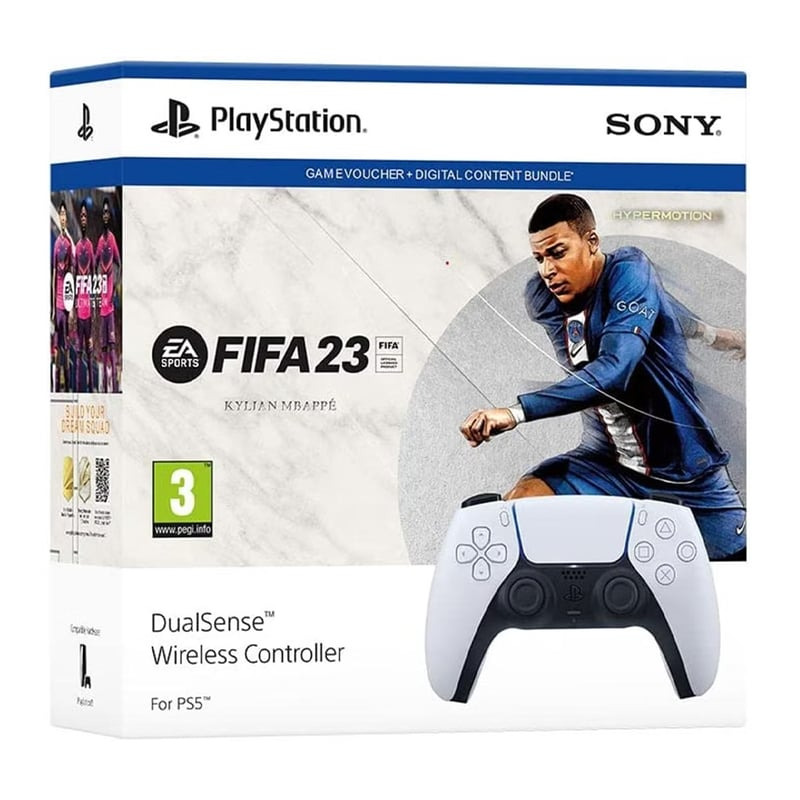 DualSense Wireless Controller PS5 White + FIFA 23 - Konovo.rs
