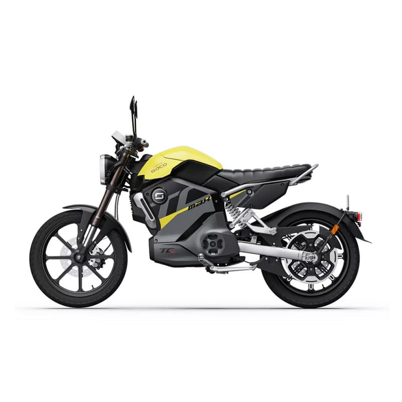 Super Soco TC Max Electric Motorcycle Golden Yellow - Konovo.rs