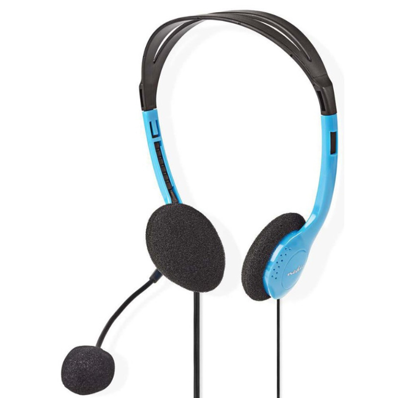 CHST100BU Stereo slusalice sa mikrofonom 2x3,5mm Plave - Konovo.rs