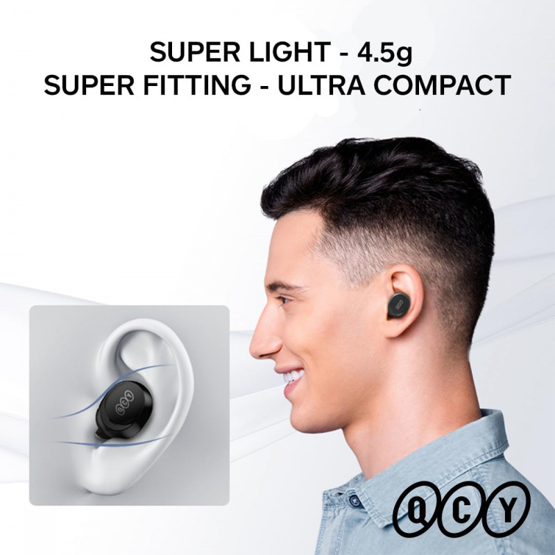 Bluetooth slusalice QCY Arcbuds lite crne - Konovo.rs