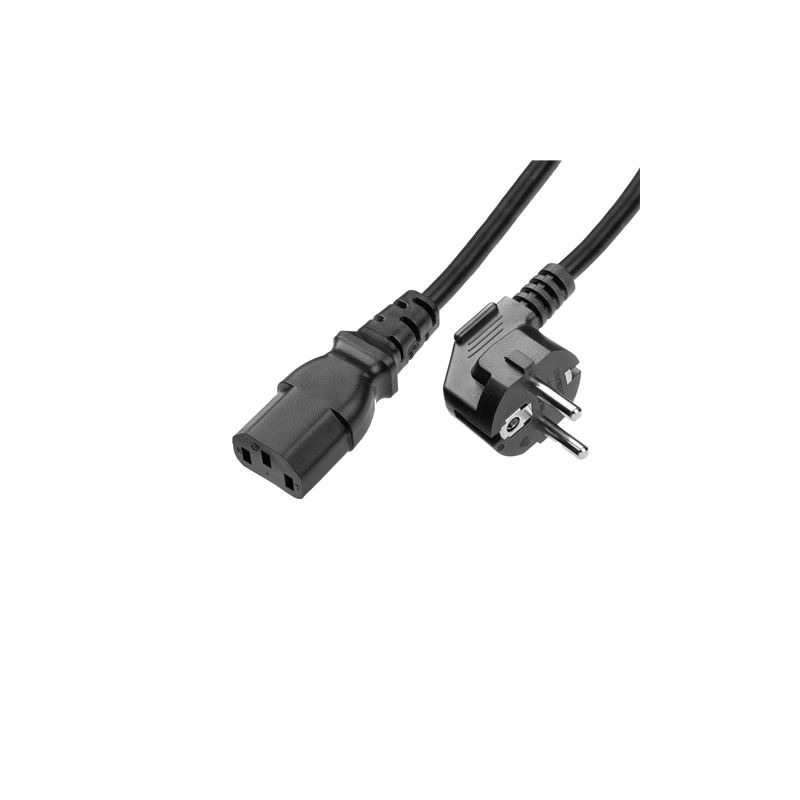 CC PSU, Schuko -> C13, 0.75mm2, 2m, C-CP3200, crni, MS - Konovo.rs