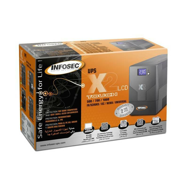 INFOSEC COMMUNICATION X2 LCD TOUCH 1000 FR/SCHUKO UPS - Konovo.rs