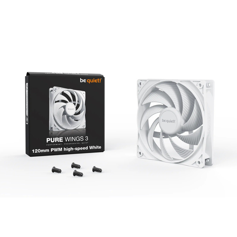 Case Cooler Be quiet Pure Wings 3 120mm PWM high-speed BL111 White ...