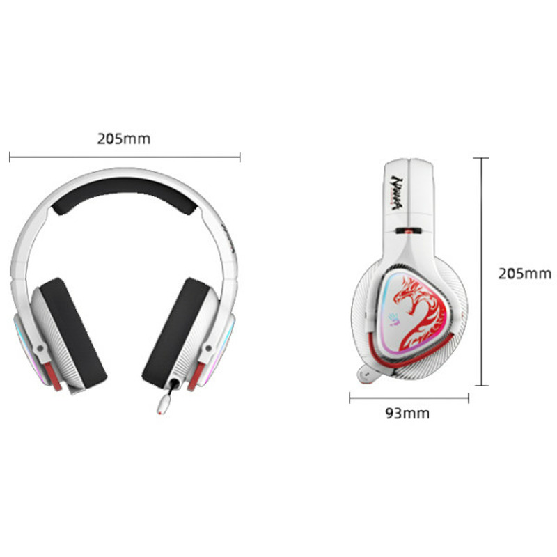A4-MR720 A4Tech Bloody gejmerske slusalice sa mikrofonom, BT+2,4Ghz ...
