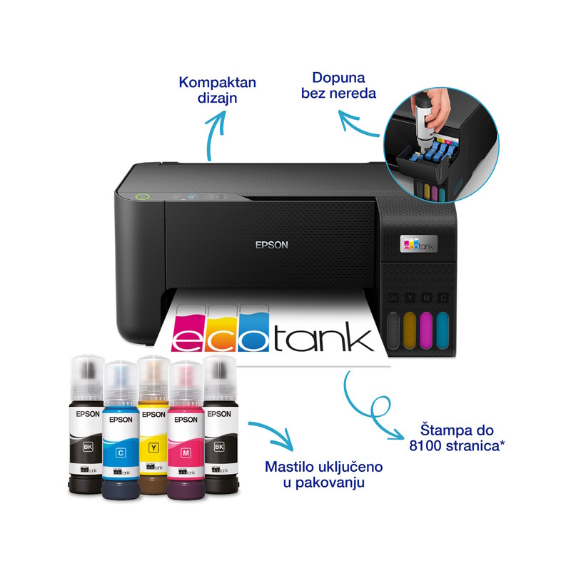 EPSON L3230 EcoTank ITS multifunkcijski inkjet štampač - Konovo.rs