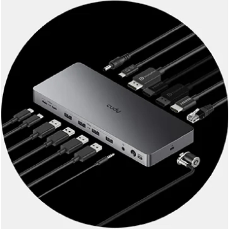 Cudy CS700 13-IN-1 10Gbps USB-C Dual 4K Docking Station | 150W PSU ...