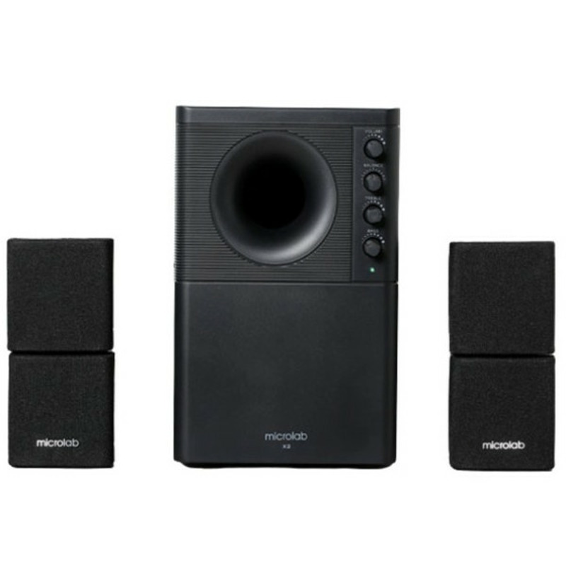 Microlab X2BT Aktivni drveni zvucnici 2.1 sistem 46W RMS (20W+2*13W) 3 ...
