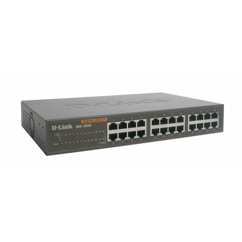 D-Link Switch 24‑Port Gb neupravljiv Desktop DGS-1024D/E - Konovo.rs