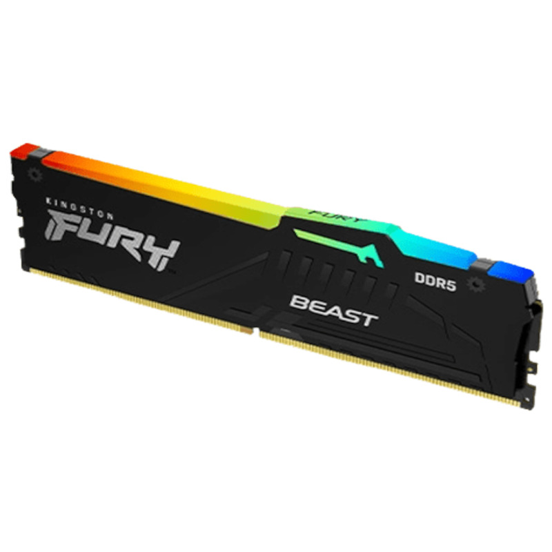 Memorija KINGSTON 8GB/DIMM/DDR5/6000MHz/CL40/FURY Beast RGB XMP - Konovo.rs