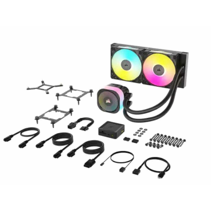 Kuler za CPU CORSAIR iCUE LINK TITAN 240 RX/RGB/AIO/240mm/dual fan ...