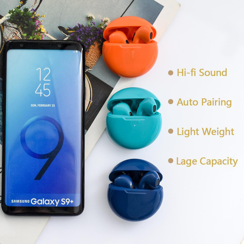 Bluetooth slusalice Airpods Pro6 plave HQ - Konovo.rs