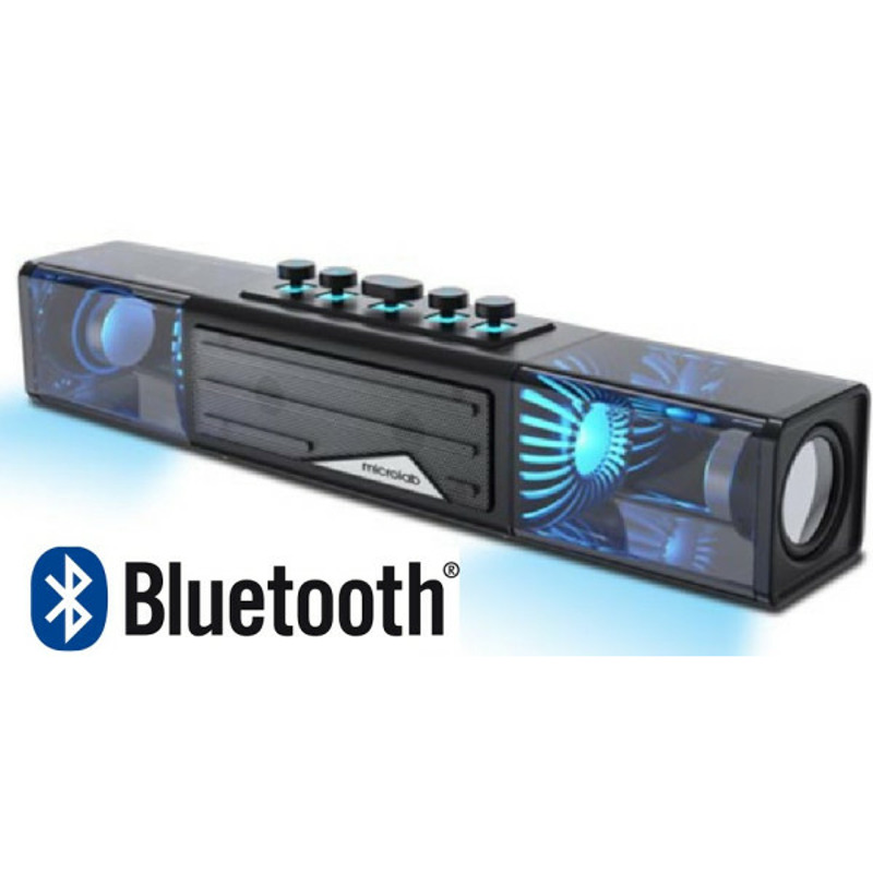 Microlab MS213A Bluetooth speaker soundbar 2x5W, USB, SD, AUX, LED ...
