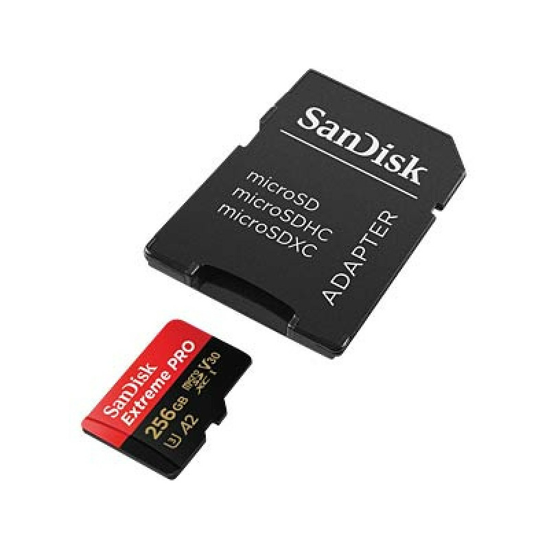 Micro SDXC SanDisk 256GB Extreme Pro, SDSQXCD-256G-GN6MA + adapter - Konovo.rs
