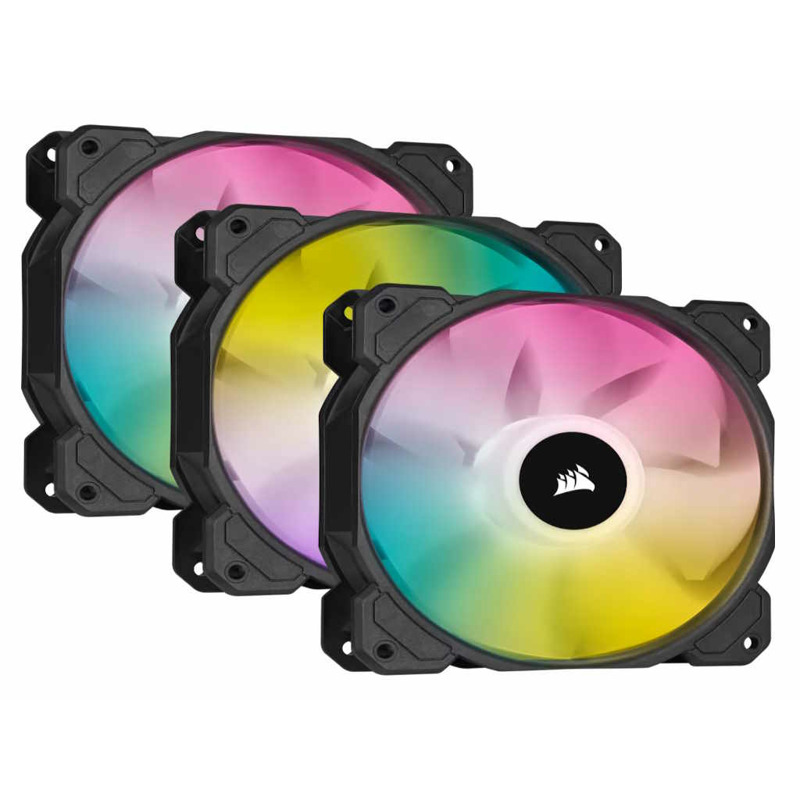 Kuler za PC CORSAIR SP120 RGB ELITE/120mm x 25mm/RGB/crna - Konovo.rs
