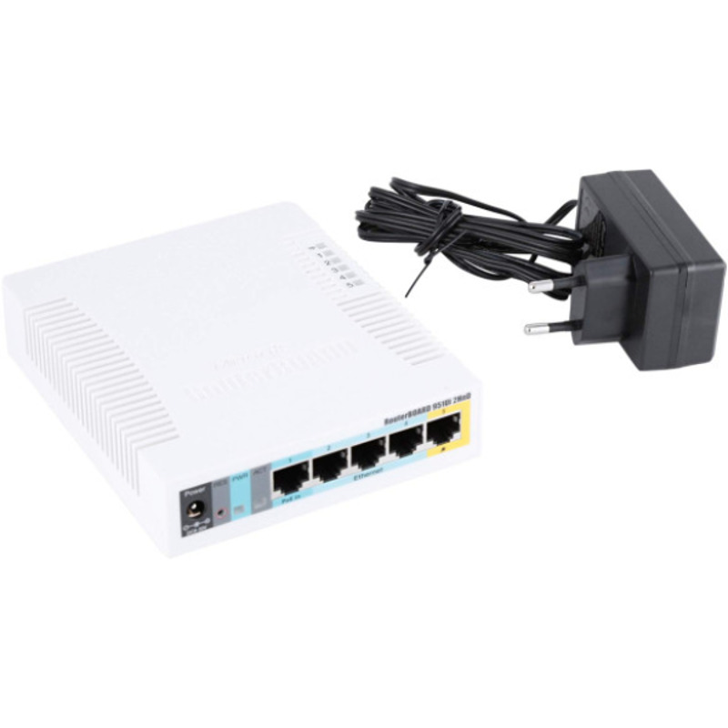 MikroTik RouterBoard RB951Ui-2HnD High power1000mW (30dBm) access point ...