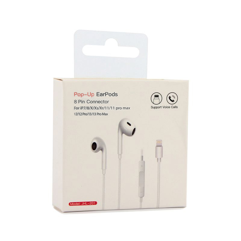 Slusalice JH-201 za iPhone lightning bele HQ - Konovo.rs