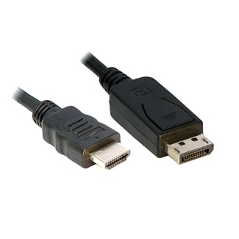 E-GREEN Kabl DisplayPort (M) - HDMI (M) 1.8m crni - Konovo.rs