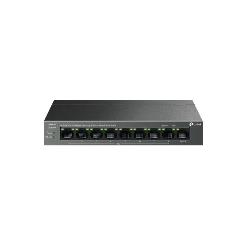 LAN Switch TP-LINK LS109P 8 PoE 10/100/1000Mbps - Konovo.rs