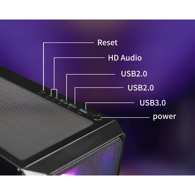 RAIDMAX Kućište VECTOR V212 w/650XTB PSU (V212RSP w/PSU) - Konovo.rs