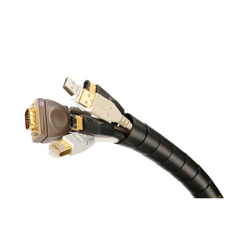 Organizer kablova S-LINK SL-197 28mm/20m/crni - Konovo.rs