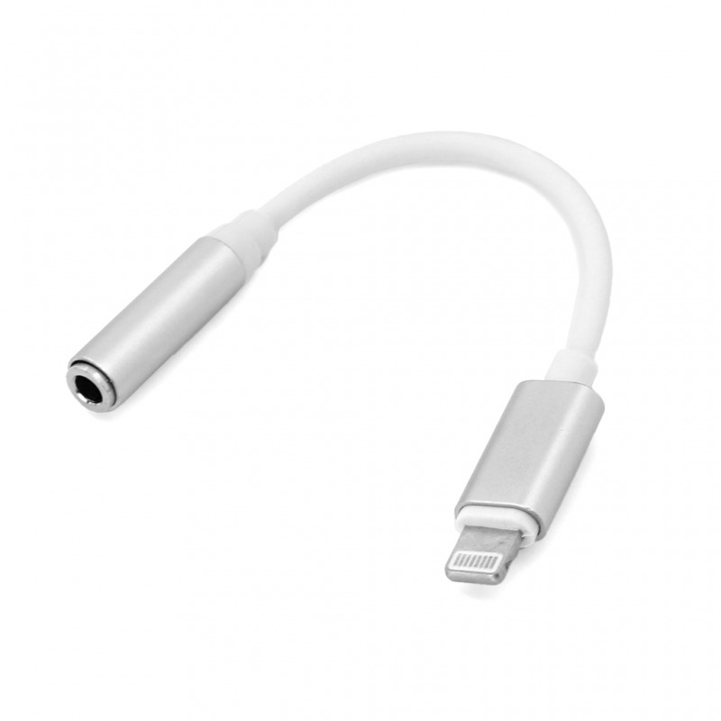 Adapter za slusalice iP-11 iPhone lightning na 3.5mm srebni - Konovo.rs