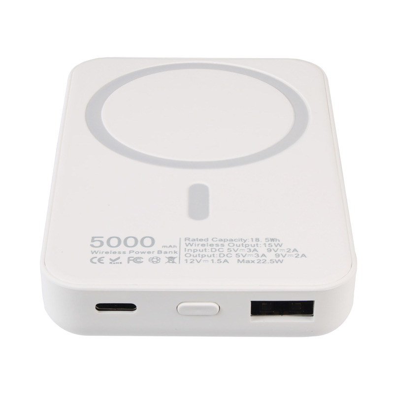 Powerbank Magsafe PD 5000 mAh bela - Konovo.rs