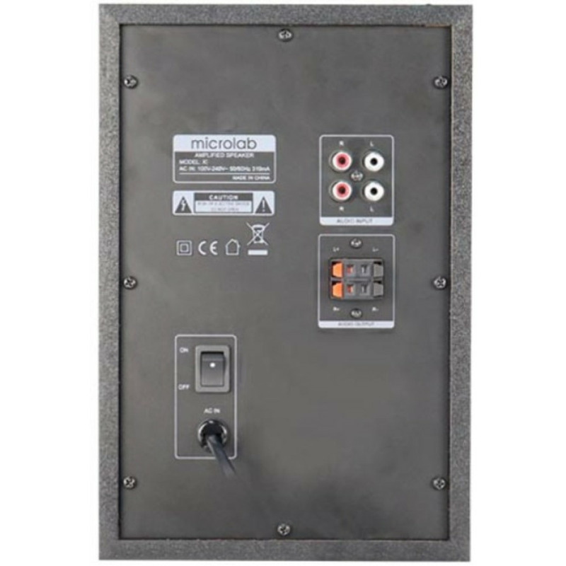 Microlab X3BT Aktivni drveni zvucnici 2.1 sistem 98W RMS, 3,5mm ...