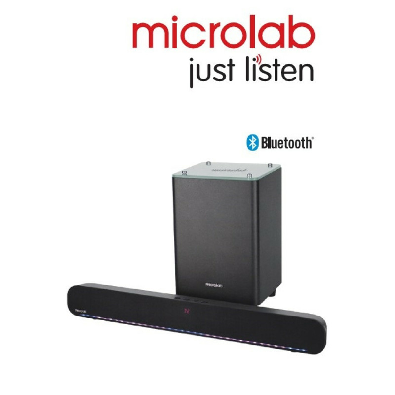 Microlab ROCKBAR500 * Soundbar + Subwoofer LED 60W, Bluetooth, Aux, Optical - Konovo.rs