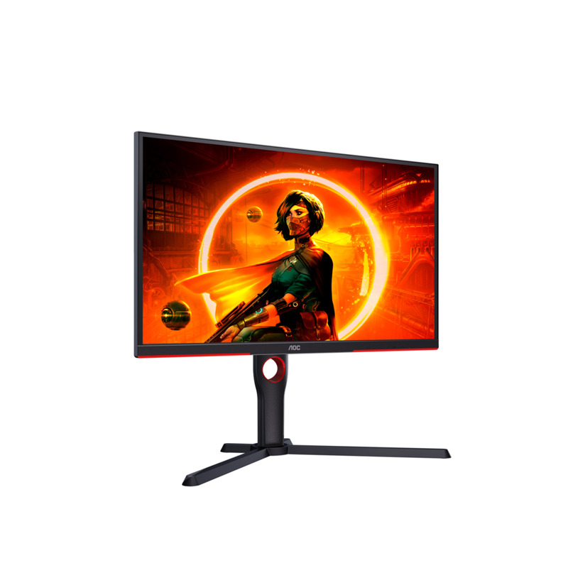 Monitor AOC 25G3ZM/BK 24.5"/VA/1920x1080/240Hz/1ms GtG/HDMIx2,DP/Freesync/Pivot,visina/crna ...