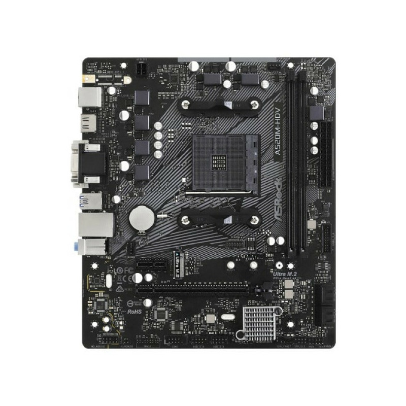 MB AM4 ASRock A520M-HDV 90-MXBE50-A0UAYZ - Konovo.rs