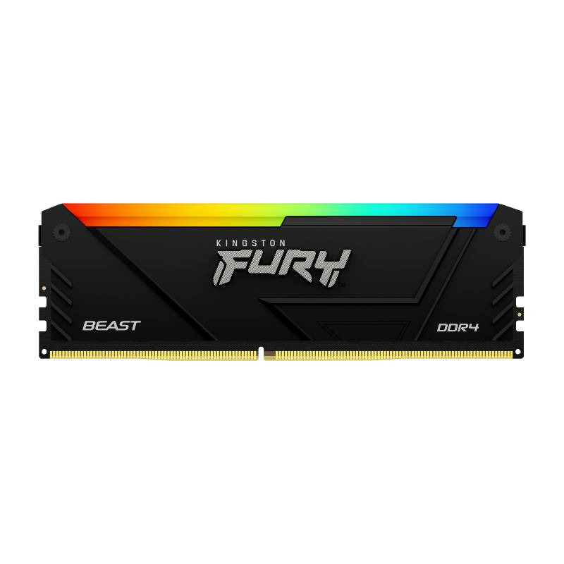 KINGSTON DIMM DDR4 16GB 3600MT/s KF436C18BB2A/16 Fury Beast RGB Black - Konovo.rs