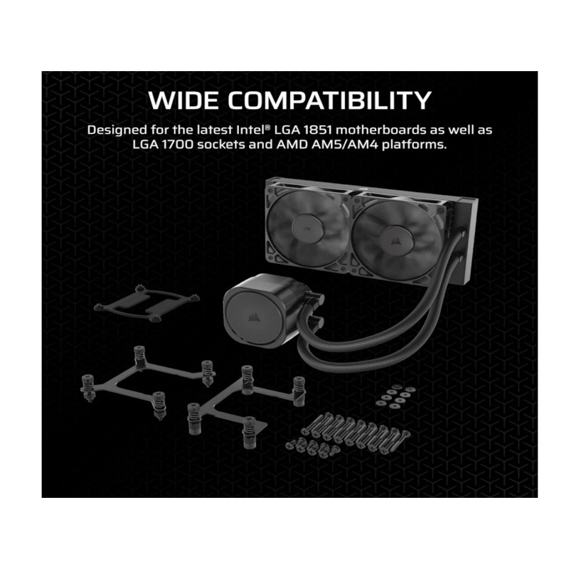 Kuler za CPU CORSAIR NAUTILUS 240 RS/240mm/dual fan/vodeno hladenje ...