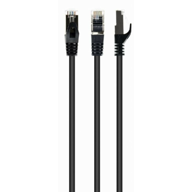 PP6A-LSZHCU-BK-10M Gembird Mrezni kabl, SFTP CAT.6A BAKARNI LSZH Patch cord 10m Black - Konovo.rs