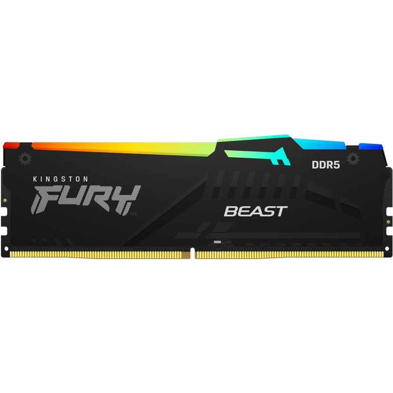 KINGSTON DIMM DDR5 32GB (2x16GB kit) 6000MT/s KF560C30BBEAK2-32 FURY Beast Black RGB EXPO ...