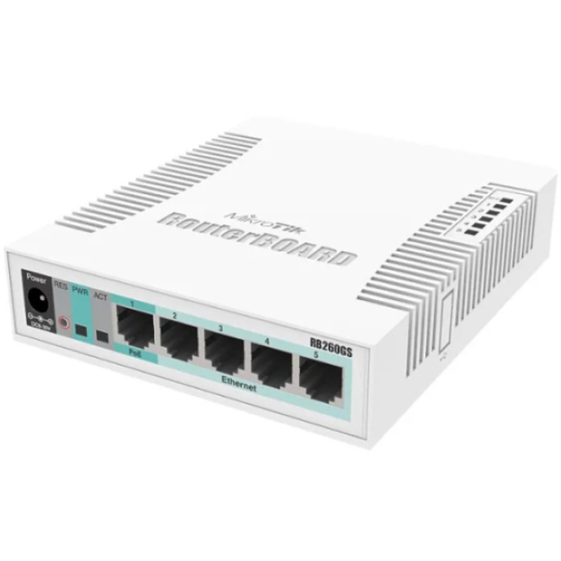MikroTik CSS106-5G-1S, Switch, 5x RJ45 1000Mb/s, 1x SFP MT122 - Konovo.rs