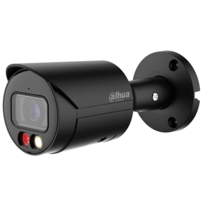 DAHUA IPC-HFW2449S-S-IL-0280B-BLACK 4MP Smart Dual Light Fixed-focal Bullet WizSense Network ...