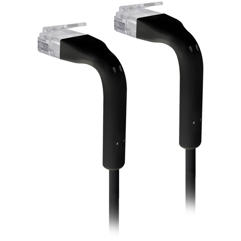 Ubiquiti U-Cable-Patch-RJ45-BK cable with bendable boots RJ45, 3 mm ...