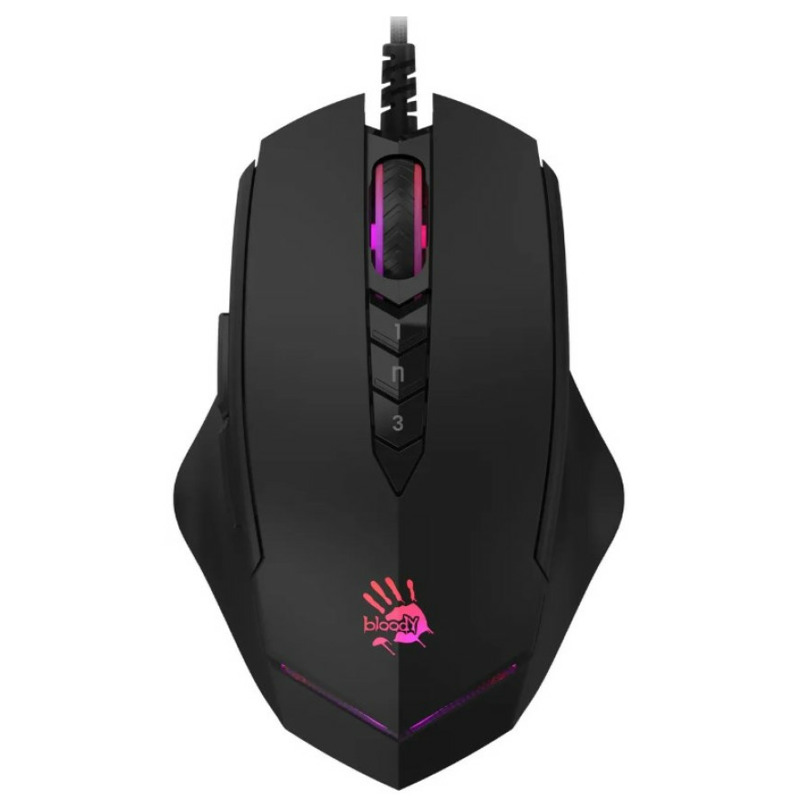 A4-V8M MAX ACTIVATED A4Tech 4-Core Bloody RGB Gejmerski opticki mis, 2000Hz/12.000Dpi, USB 123mm ...