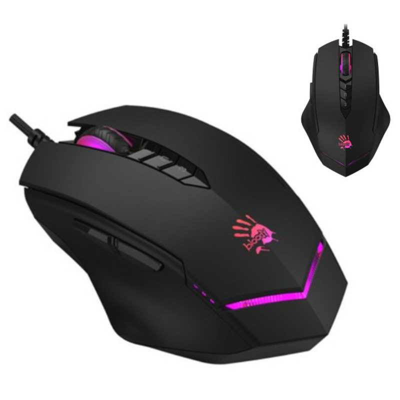 A4-V8M MAX ACTIVATED A4Tech 4-Core Bloody RGB Gejmerski opticki mis, 2000Hz/12.000Dpi, USB 123mm ...