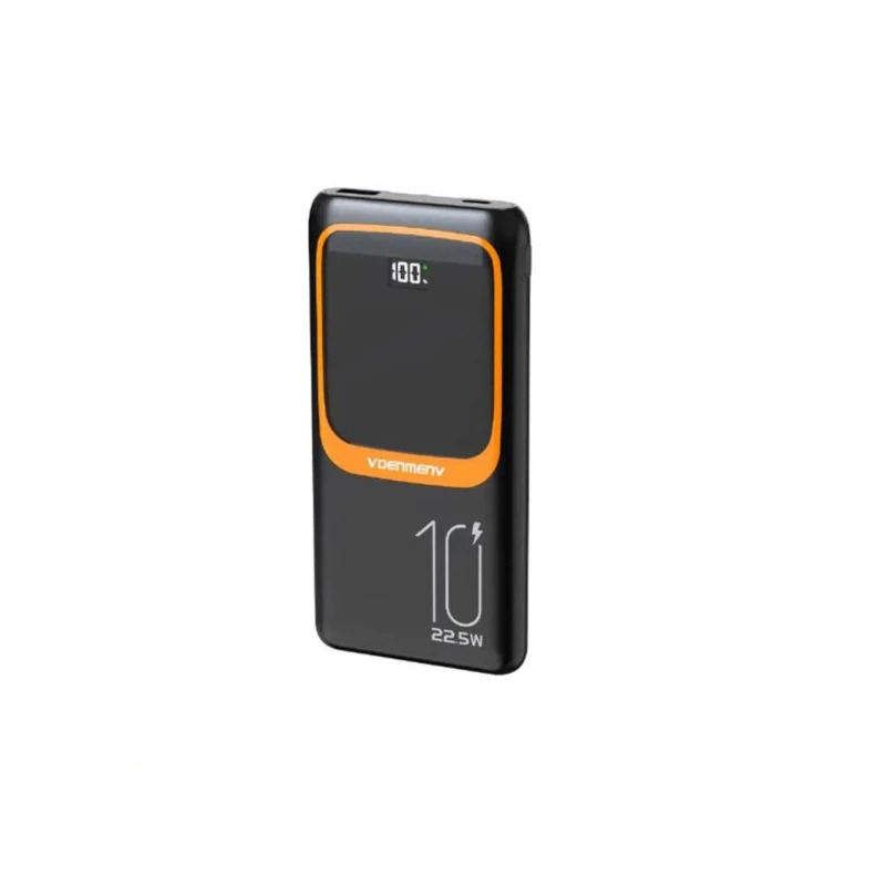 Power bank Denmen DP29 10000Mah 22.5W/1xTypeC/1x USB-A/type C kabal ...